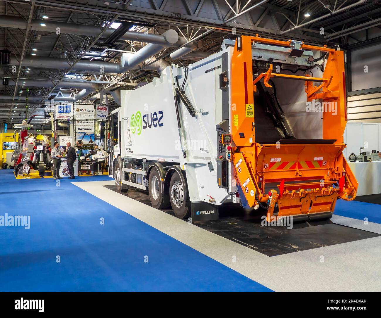 Birmingham, UK - Wednesday 14th September 2022: Rear of a new refuse ...