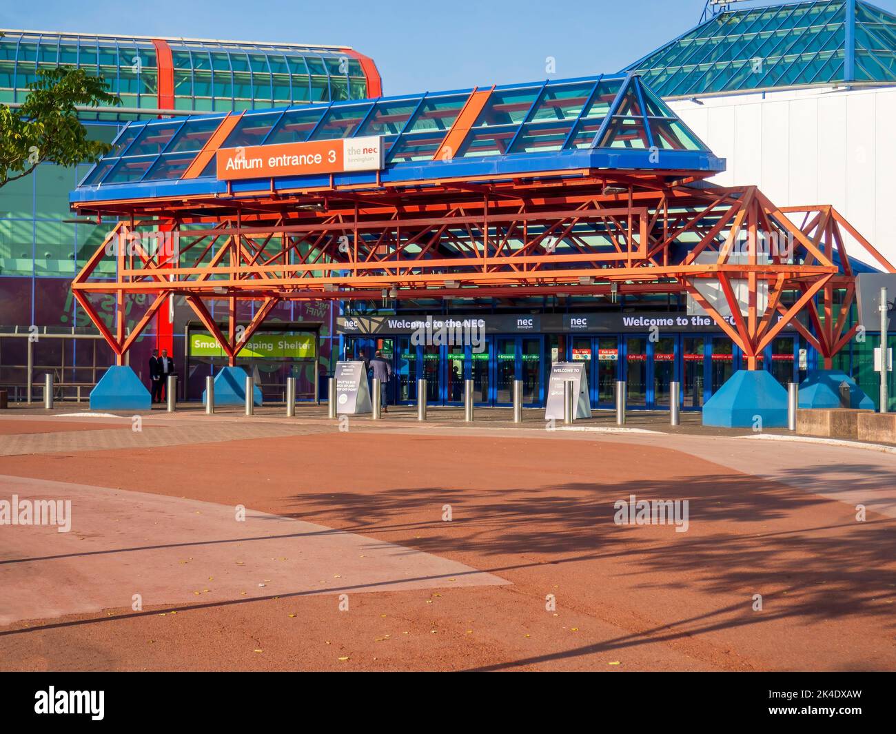 Birmingham, UK - Wednesday 14th September 2022: Entrance to the Atrium ...