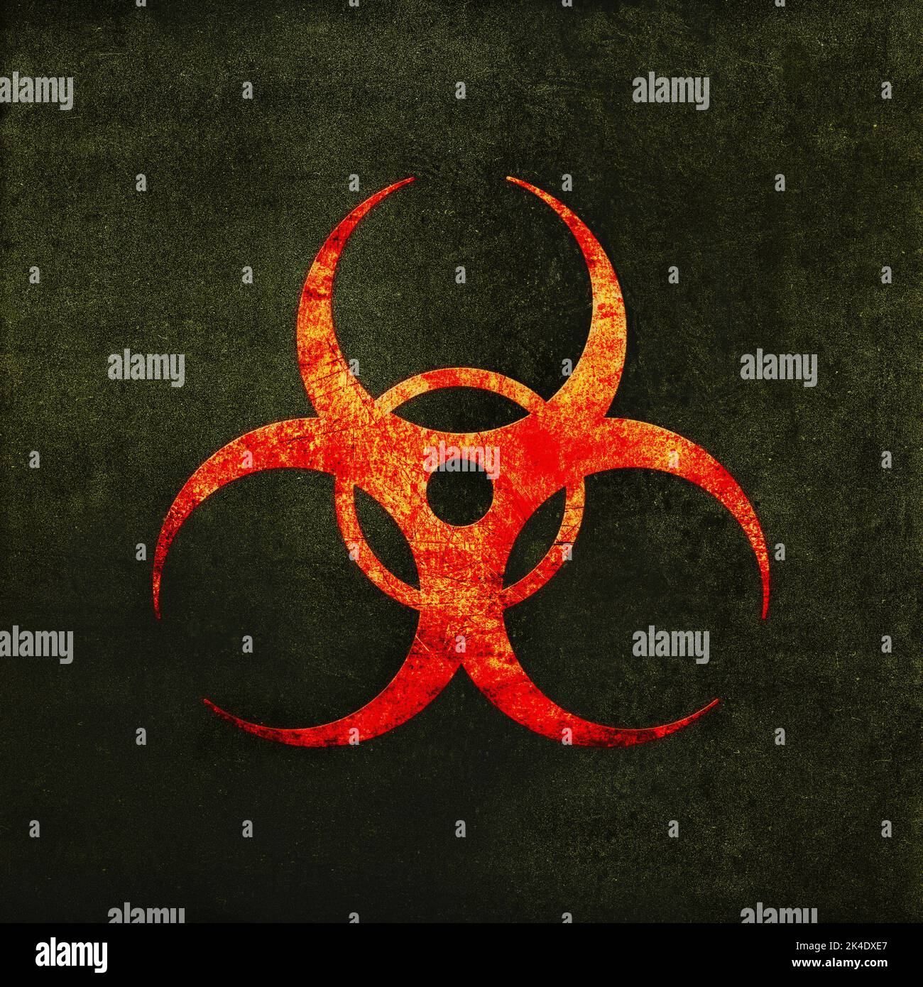 Red Biohazard Sign Amazon.com: Biohazard Stickers Sign 2 Inch