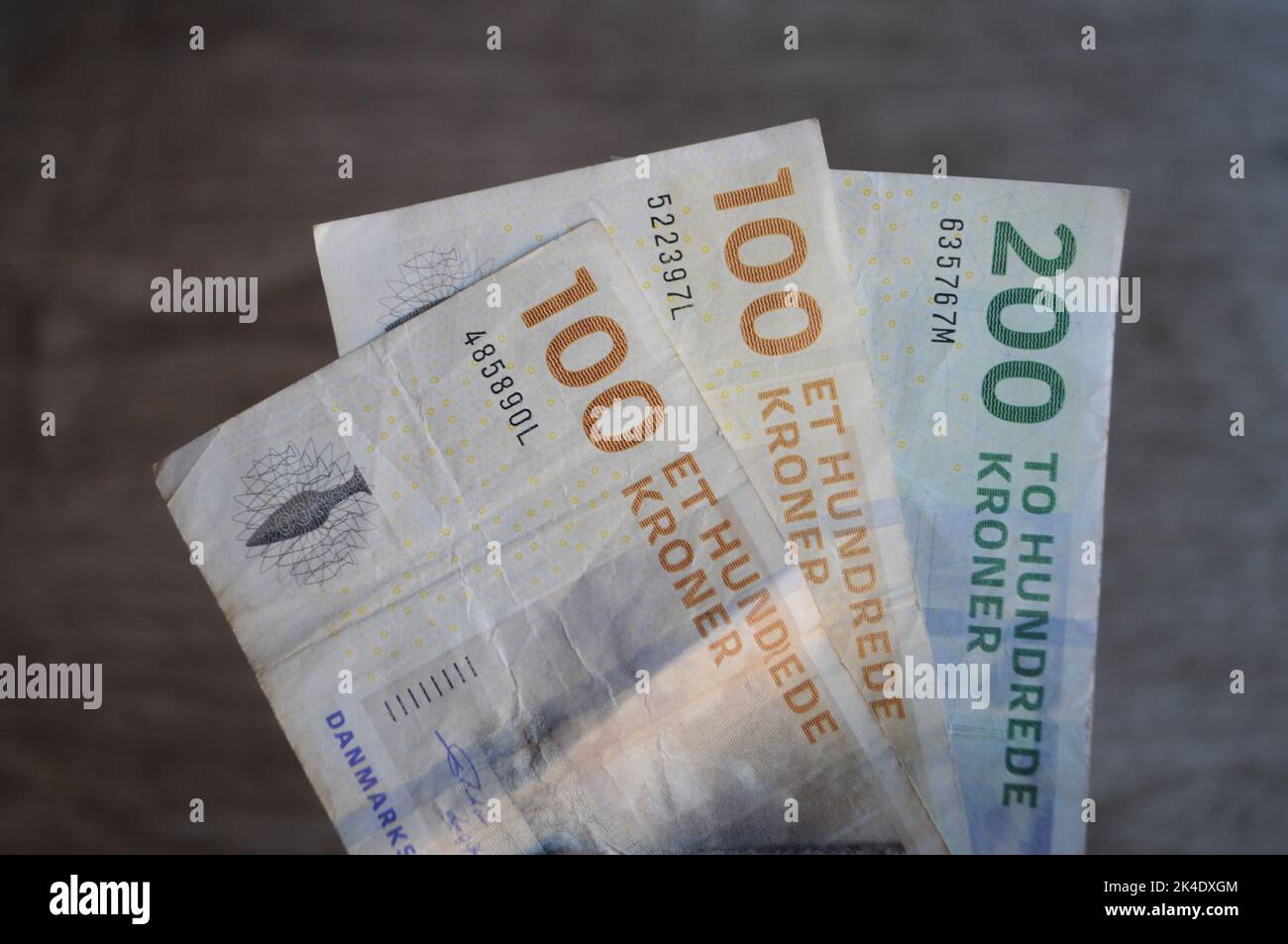 Kastrup/Copenhagen -Denmark -02 October 2022- danis kroner paper ...