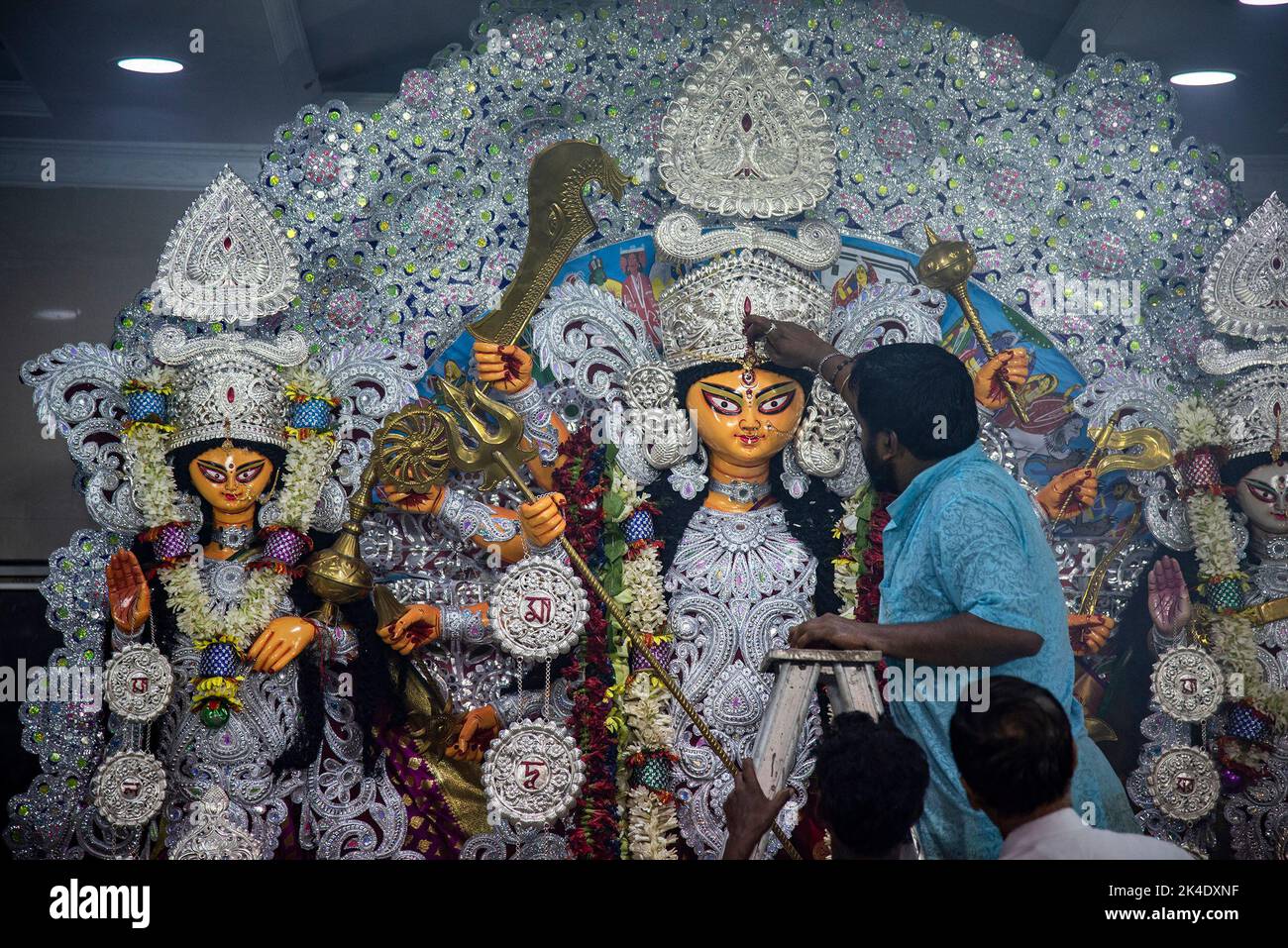 October 1, 2022, Kolkata, WEST BENGAL, India: Different moments of ...