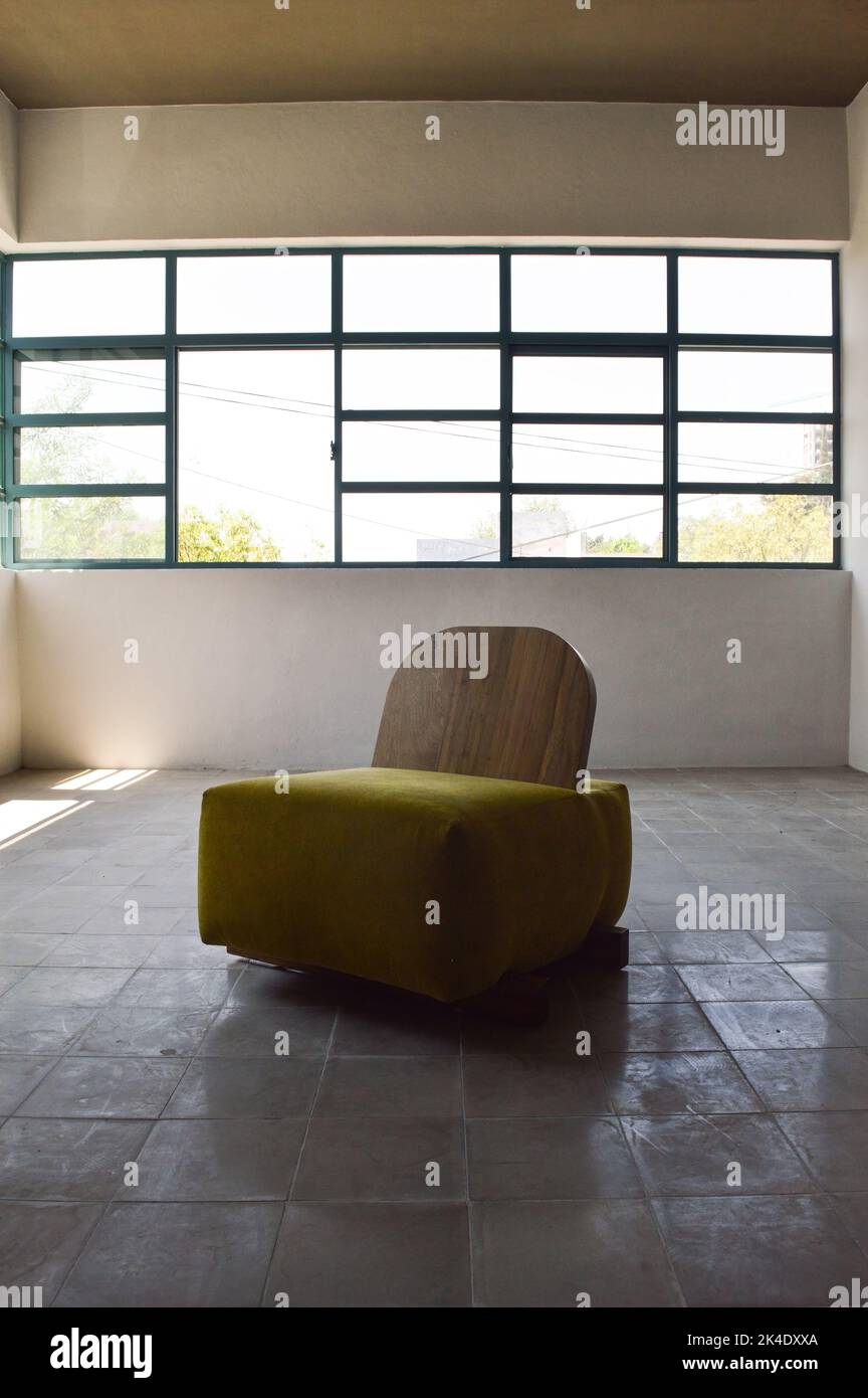 armchair, chair, individual sofa, solid natural wood structure, seat ...