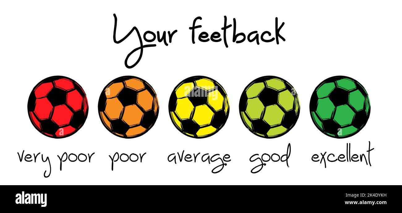 How do you rate our service, with football. Customer, satisfaction ...
