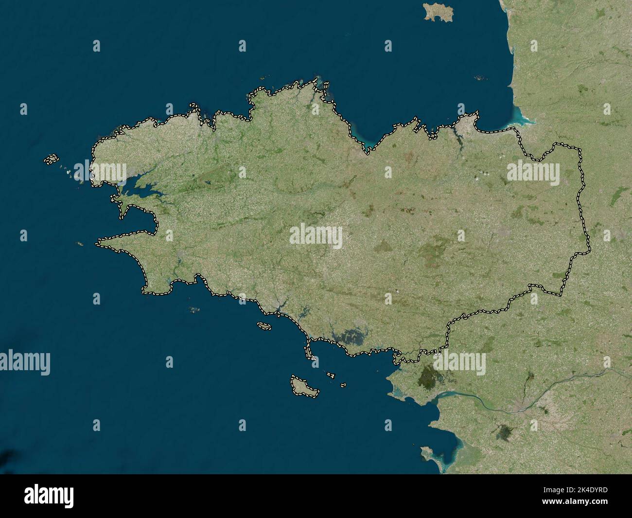 Map Bretagne Geolgraphical