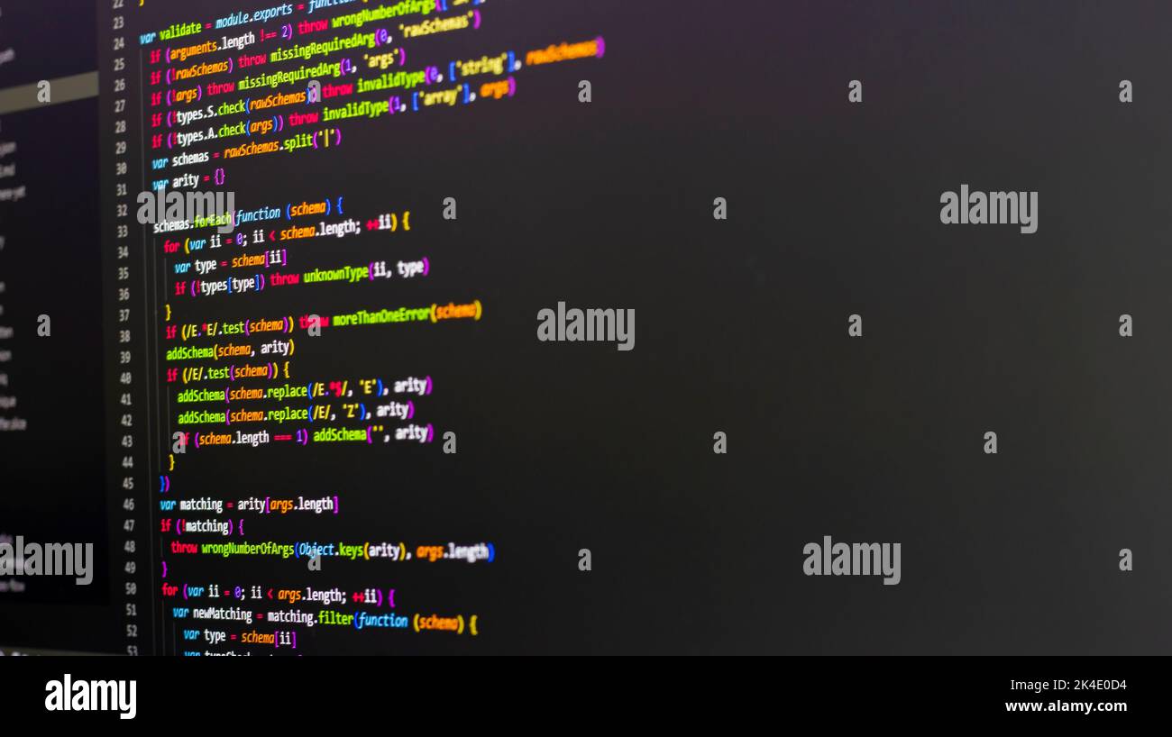 Compressed colorful Code background. Web programming with Javascript ... Compressed colorful Code background. Web programming with Javascript ...