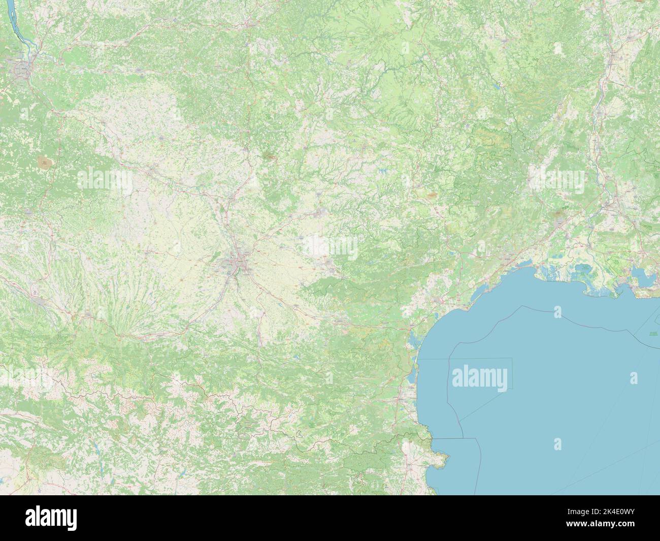 Occitanie france map hi-res stock photography and images - Alamy