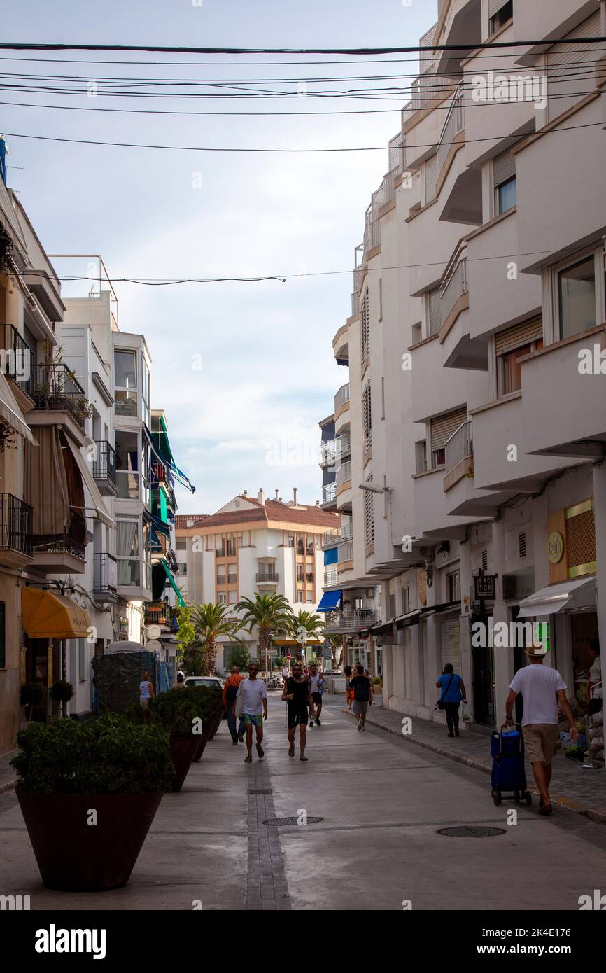 Streets of sitges hi-res stock photography and images - Alamy