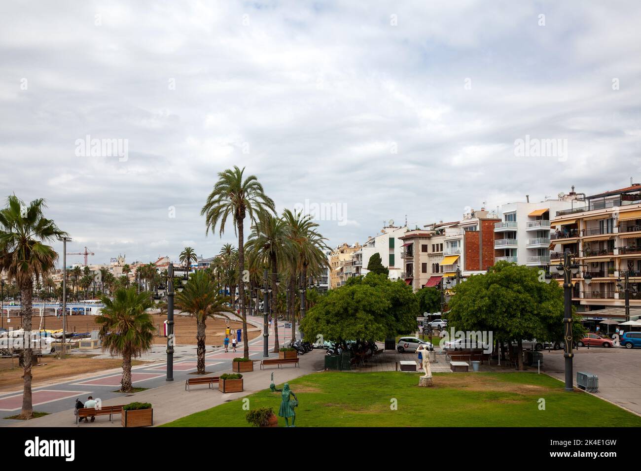 Sitges Promenade, Spain Stock Photo - Alamy