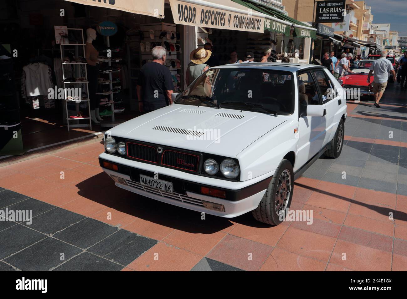 1988 Lancia Delta Integrale at classic car meeting in Torremolinos ...