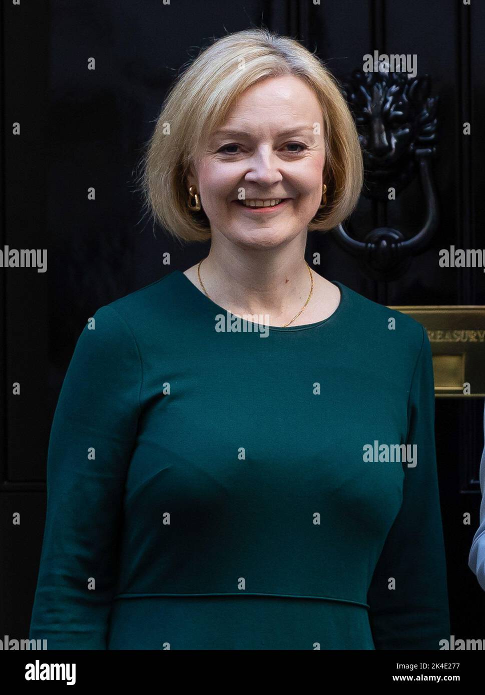 London, UK. 01st Oct, 2022. British Prime Minister Liz Truss seen ...