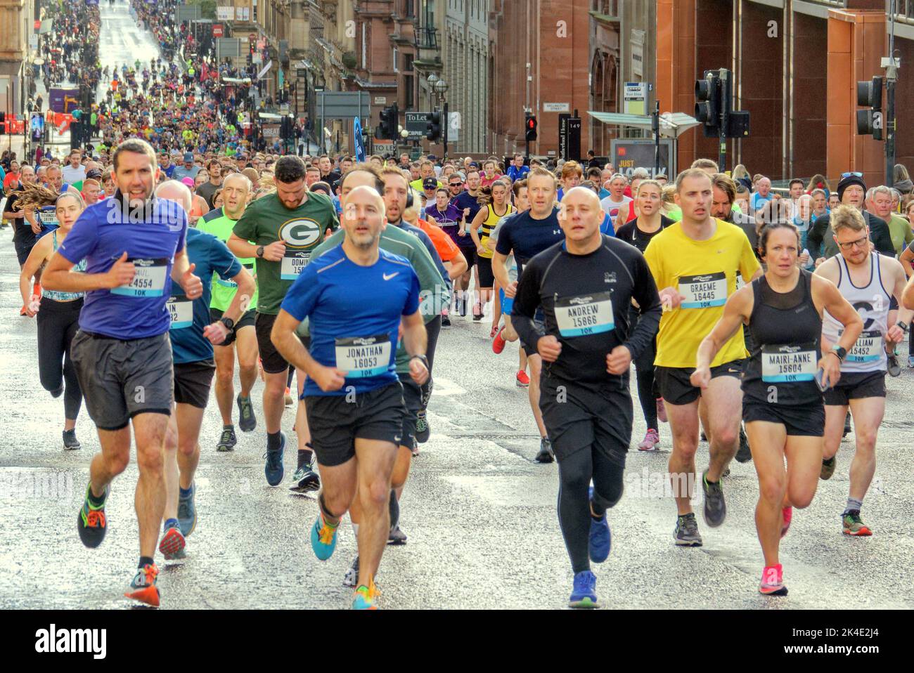 Glasgow, Scotland, UK 2nd October, 2022. the great Scottish run. Credit ...