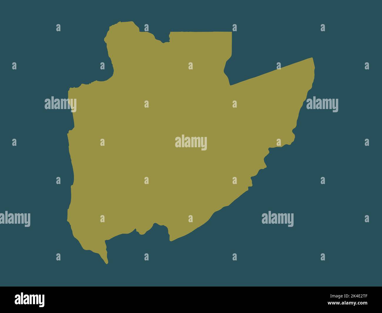 Estuaire, province of Gabon. Solid color shape Stock Photo - Alamy