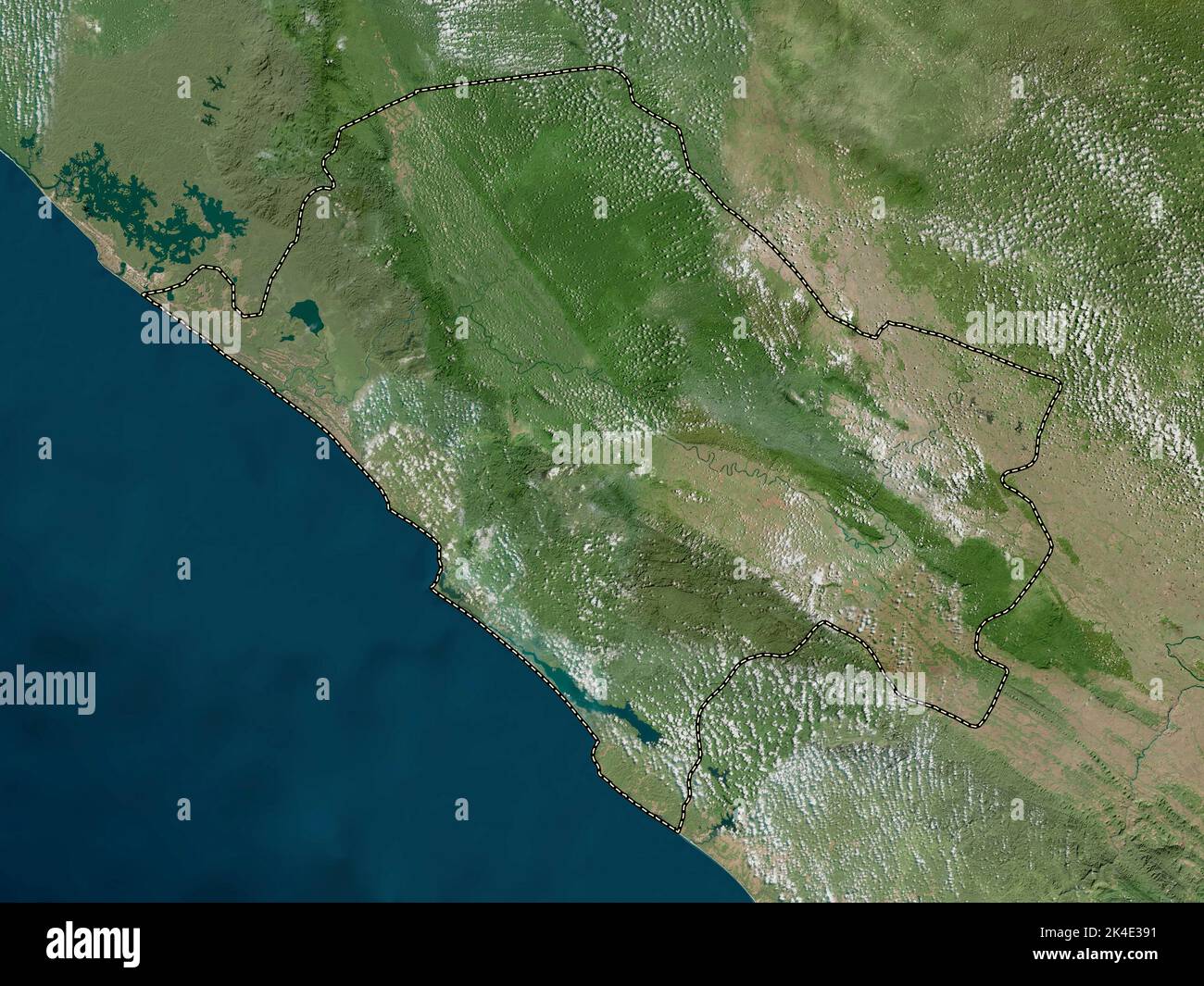 Nyanga outline map hi-res stock photography and images - Alamy
