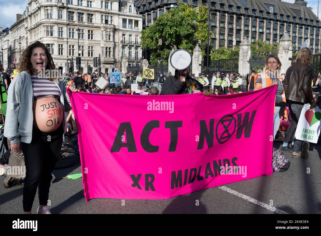 London. People protest against the oil industry and the cost of living ...
