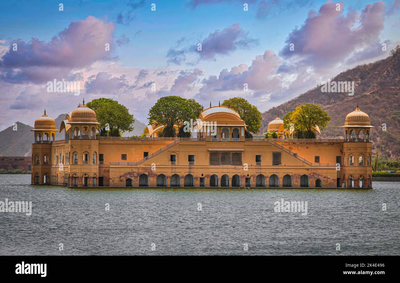 Water Palace at day - Jal Mahal Rajasthan, Jaipur, India Stock Photo ...