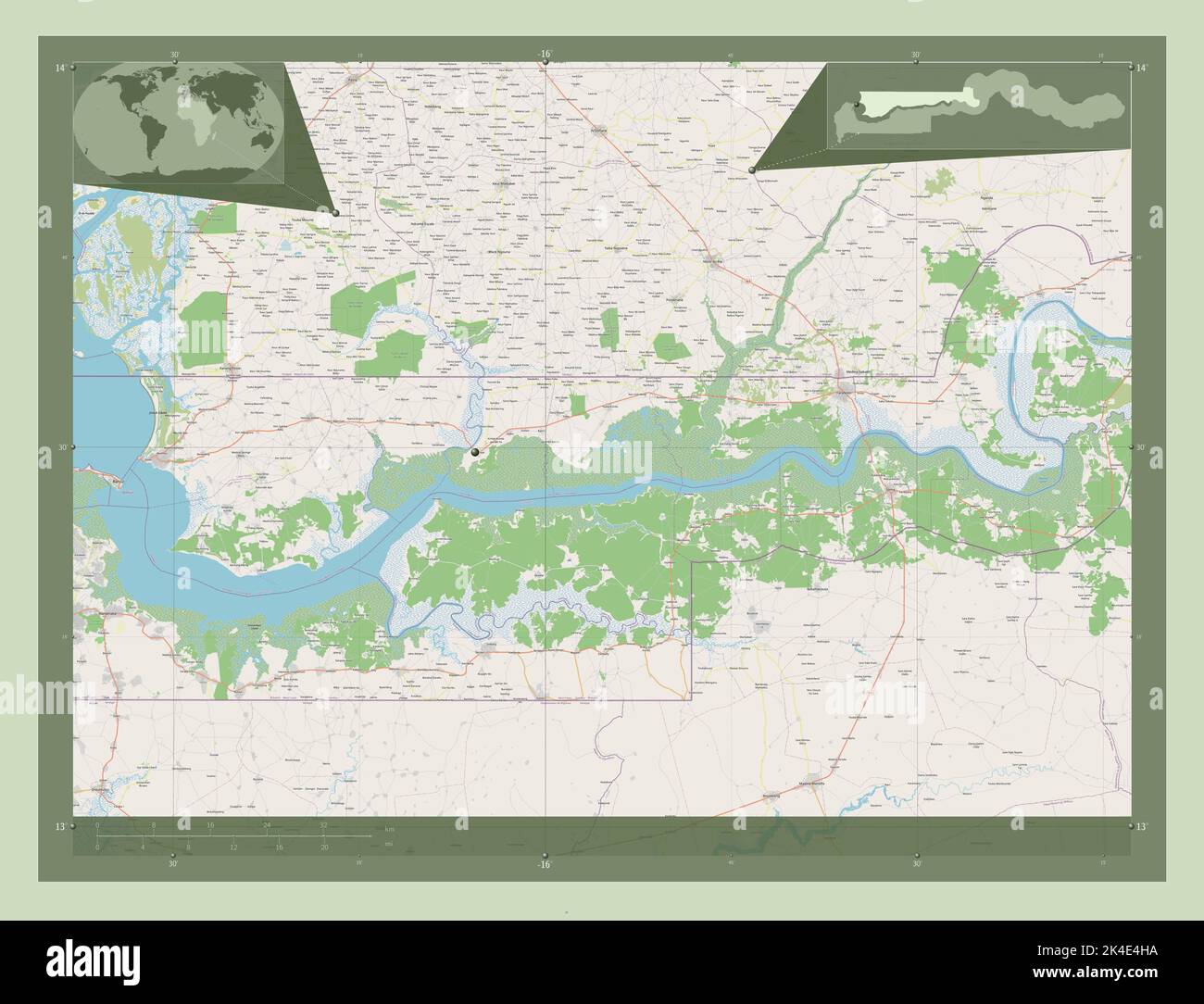 Maps of gambia hi-res stock photography and images - Alamy