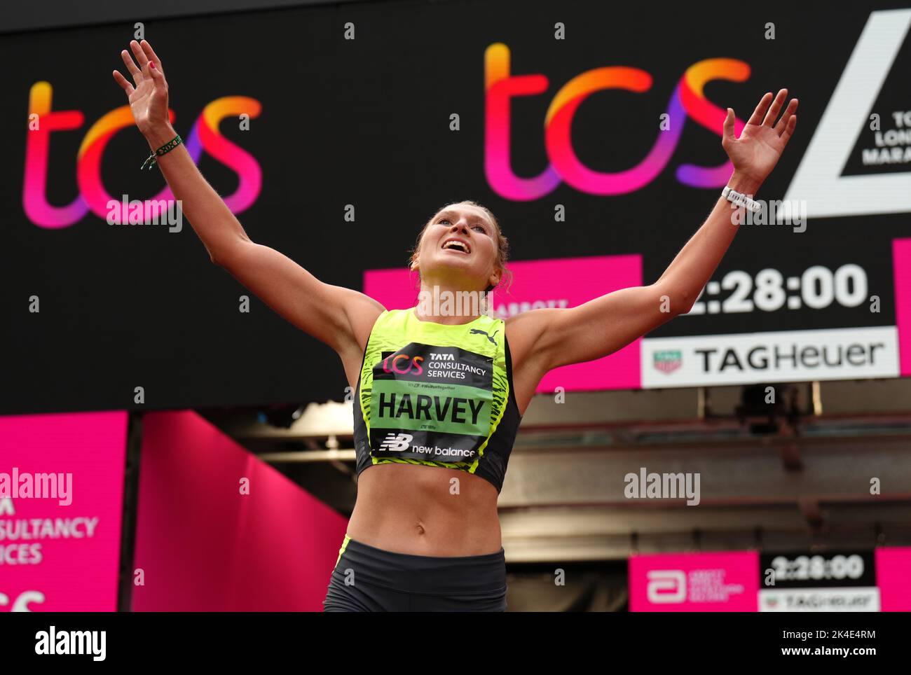 Great Britain's Rose Harvey completes the Women's Elite race during the ...
