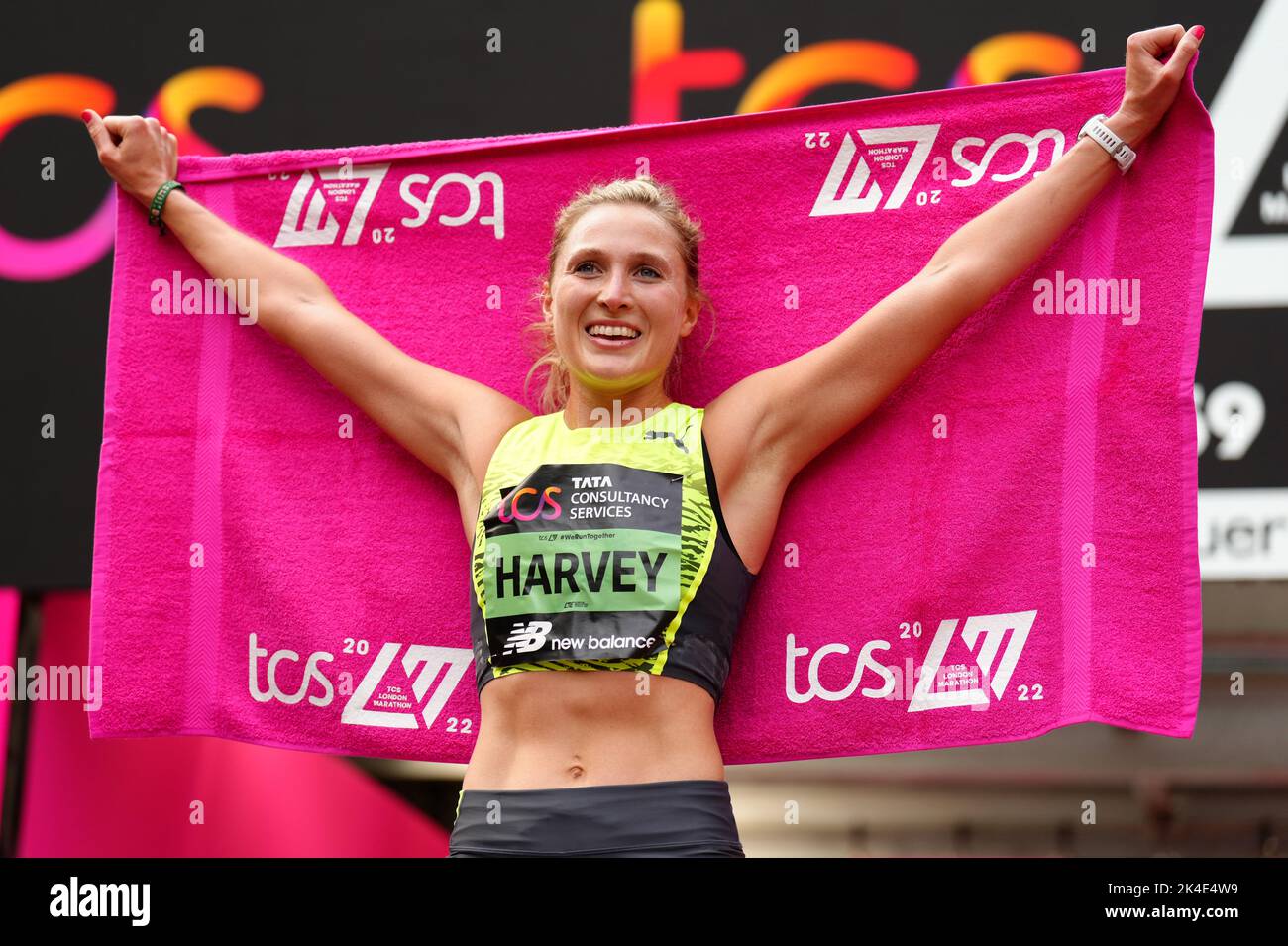 Great Britain's Rose Harvey completes the Women's Elite race during the ...