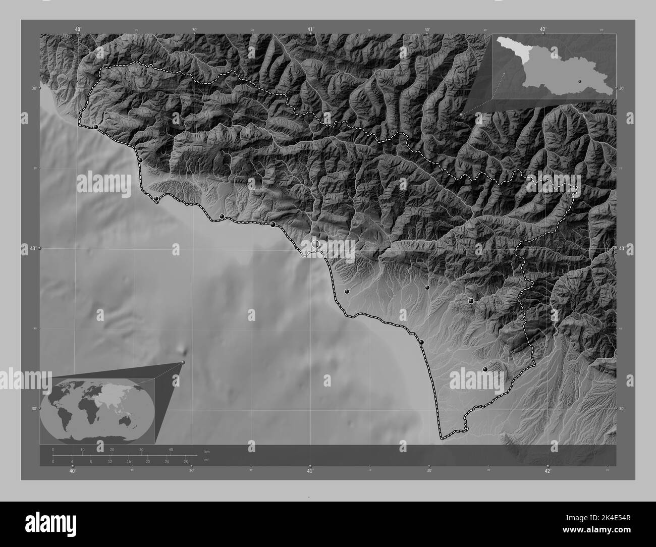 Abkhazia Map Of Georgia