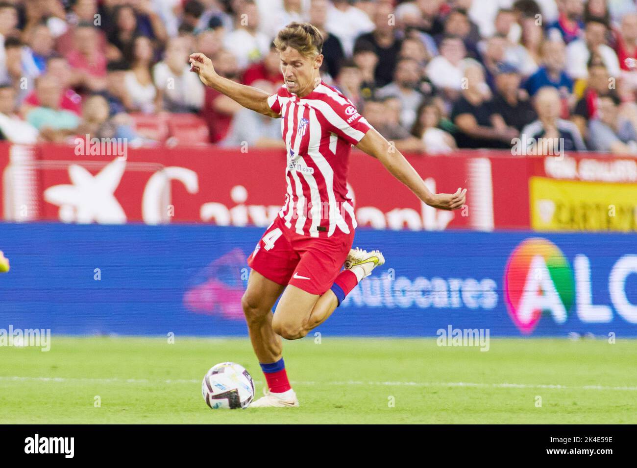 Marcos Llorente of Atletico de Madrid during the Spanish championship ...