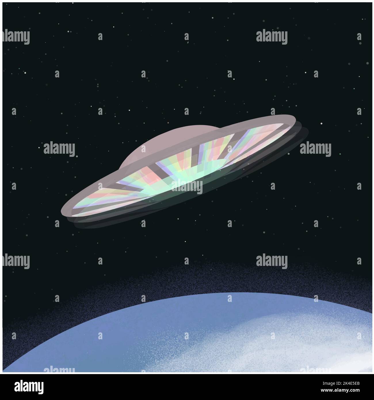 UFO poster takes off from our planet. Stock vector illustration Stock ... UFO poster takes off from our planet. Stock vector illustration Stock ...