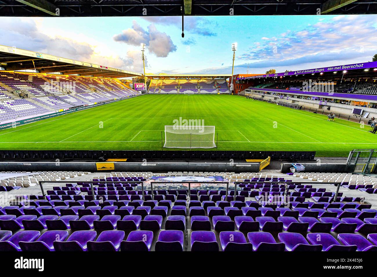 Antwerp, Belgium. 01st Oct, 2022. Stadium Beerschot pictured before a ...