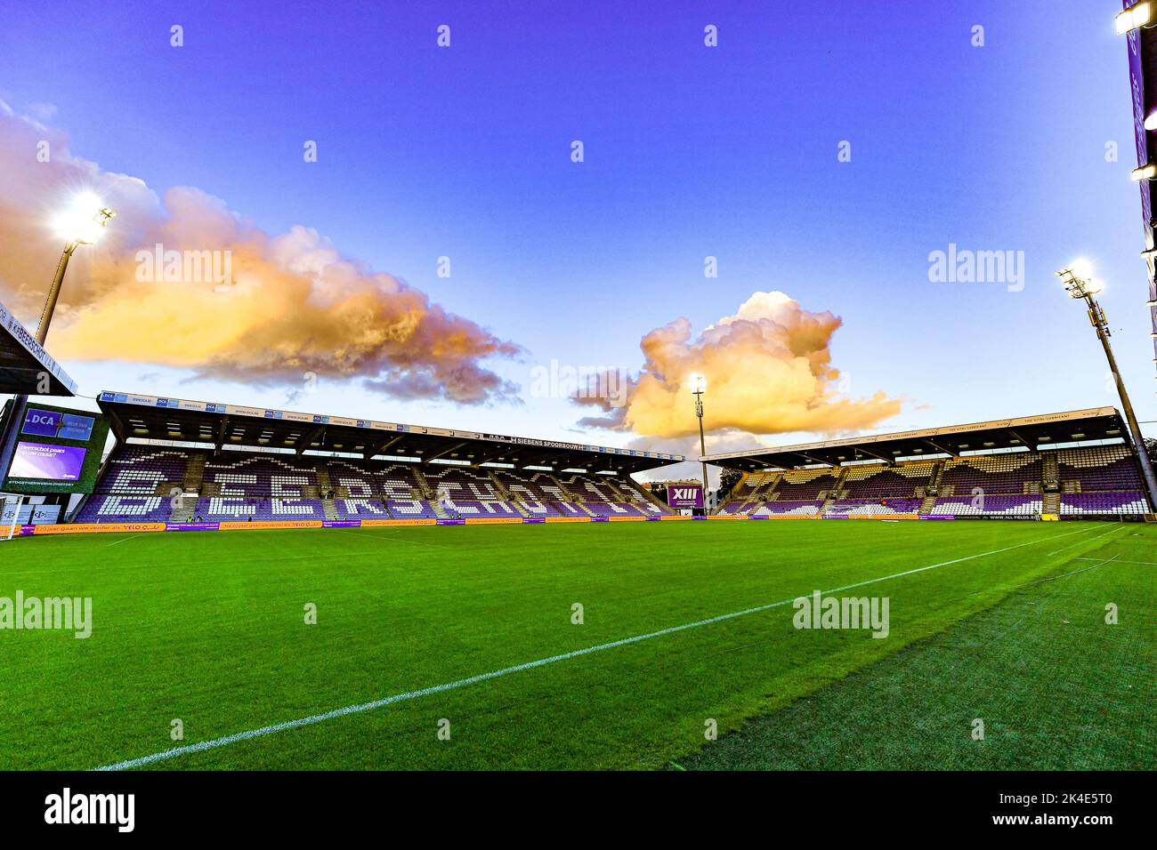 Antwerp, Belgium. 01st Oct, 2022. Stadium Beerschot pictured before a ...