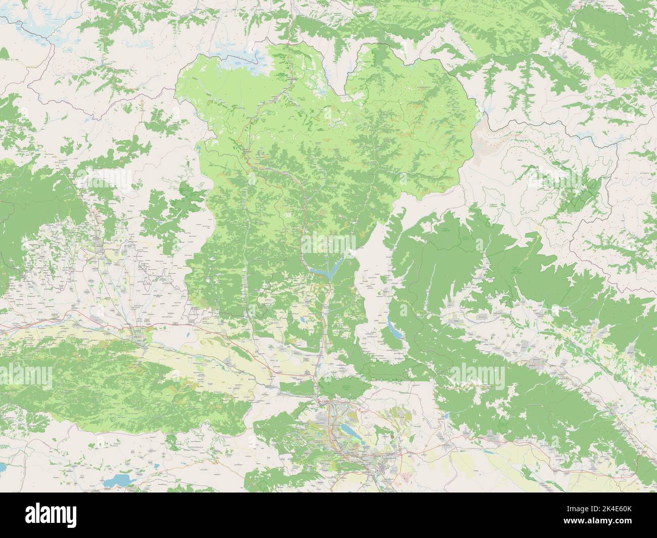 Mtskheta mtianeti outline map hi-res stock photography and images - Alamy
