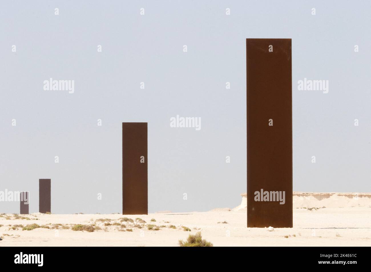 Richard serra qatar east west west east hi-res stock photography and ...