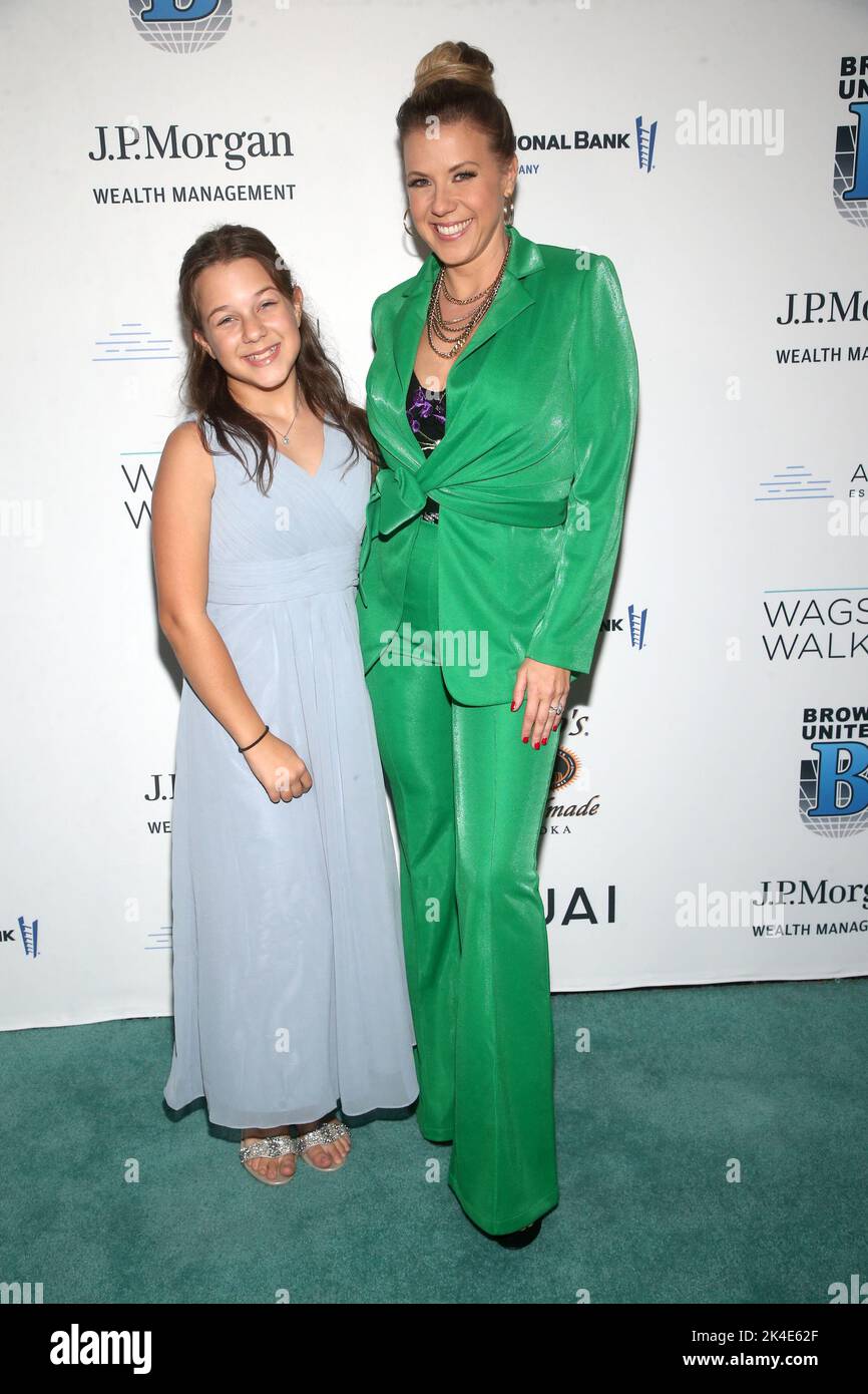 Los Angeles, California, USA. 1st Oct, 2022. Jodie Sweetin, Beatrix Carlin Sweetin-Coyle. Wags ...