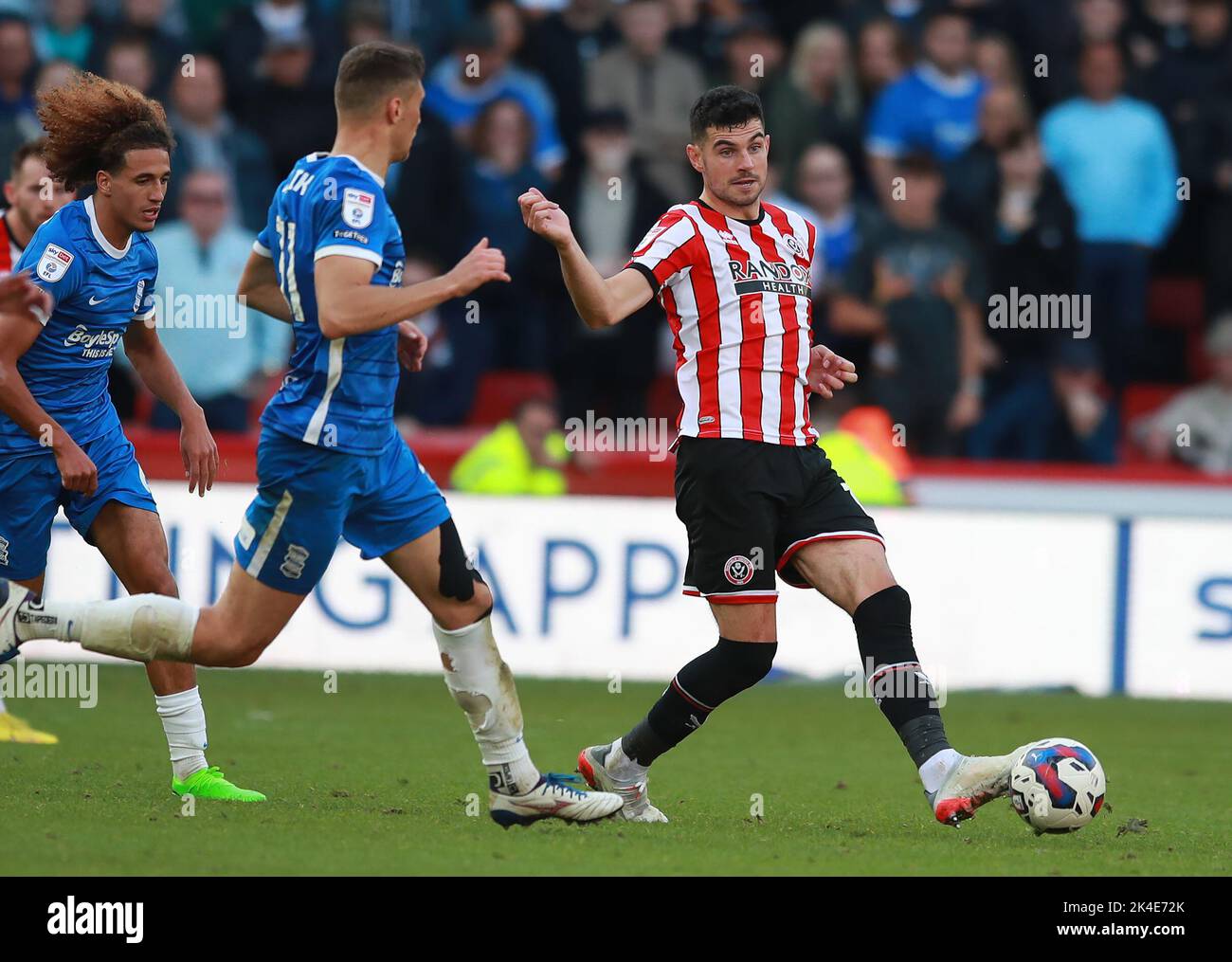 Sheffield, UK. 1st Oct, 2022. John Egan of Sheffield Utd during the Sky ...