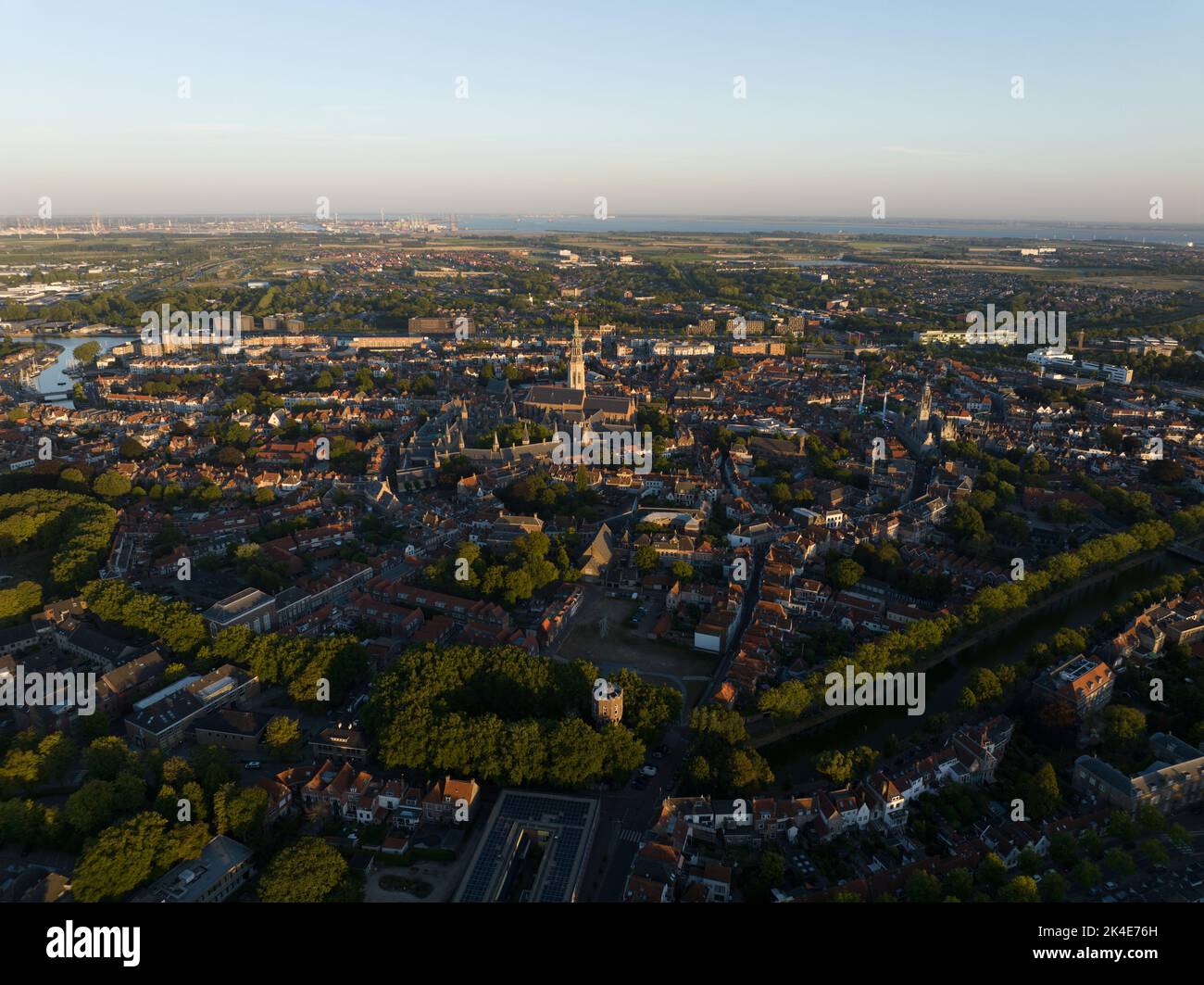 The Abbey Tower 90.5 meter high church tower in the abbey complex in ...