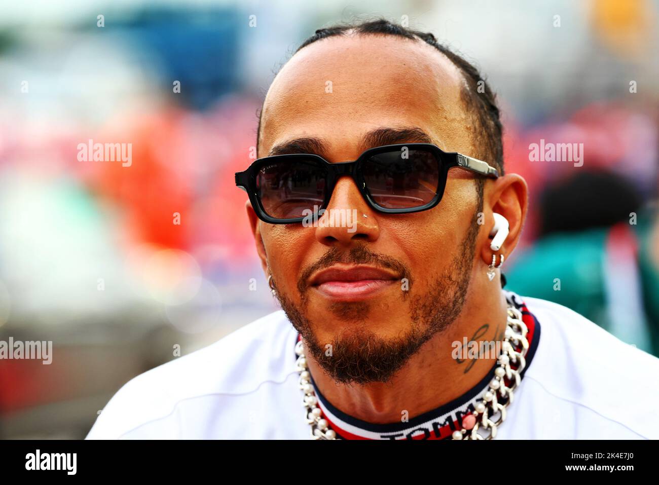 Singapore, Singapore. 02nd Oct, 2022. Lewis Hamilton (GBR) Mercedes AMG ...