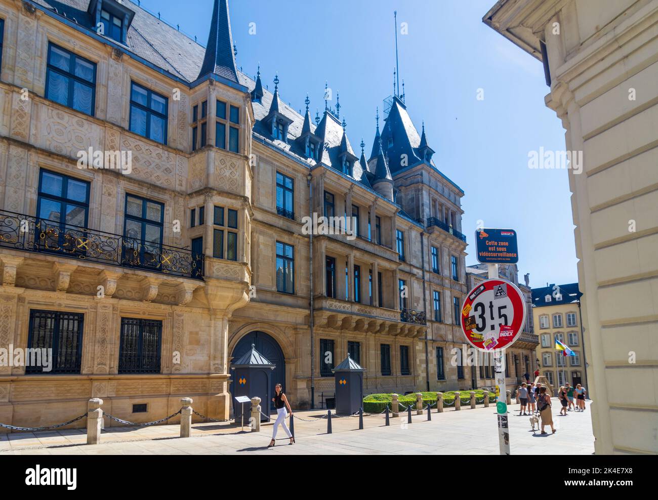 Luxembourg City (Lëtzebuerg; Luxemburg): Grand Ducal Palace in old town ...
