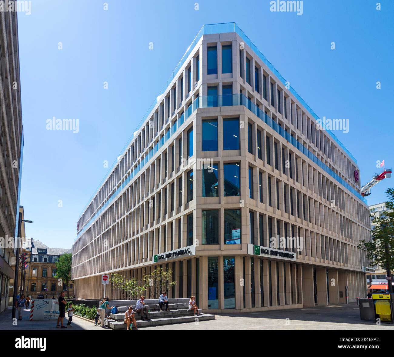 Luxembourg City Lëtzebuerg Luxemburg Bgl Bnp Paribas Bank Building