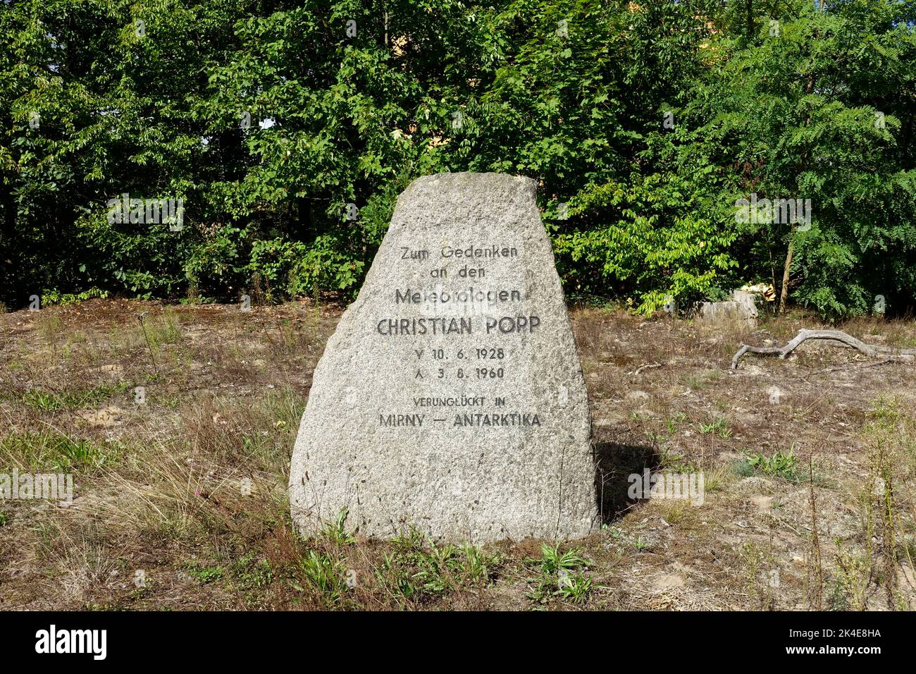 Memorial of Christian Popp, Albert Einstein Science Park, Potsdam ...
