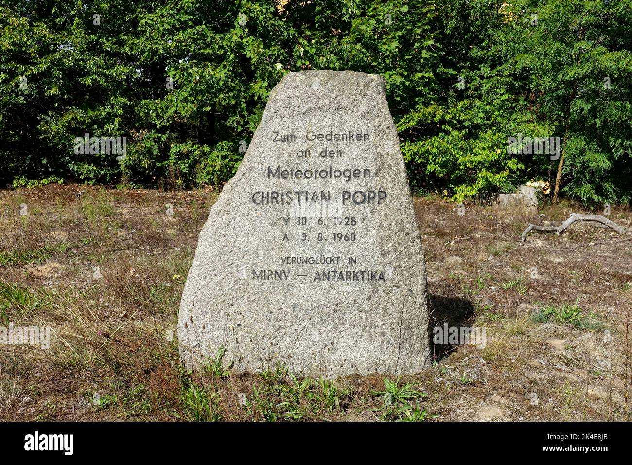 Memorial of Christian Popp, Albert Einstein Science Park, Potsdam ...