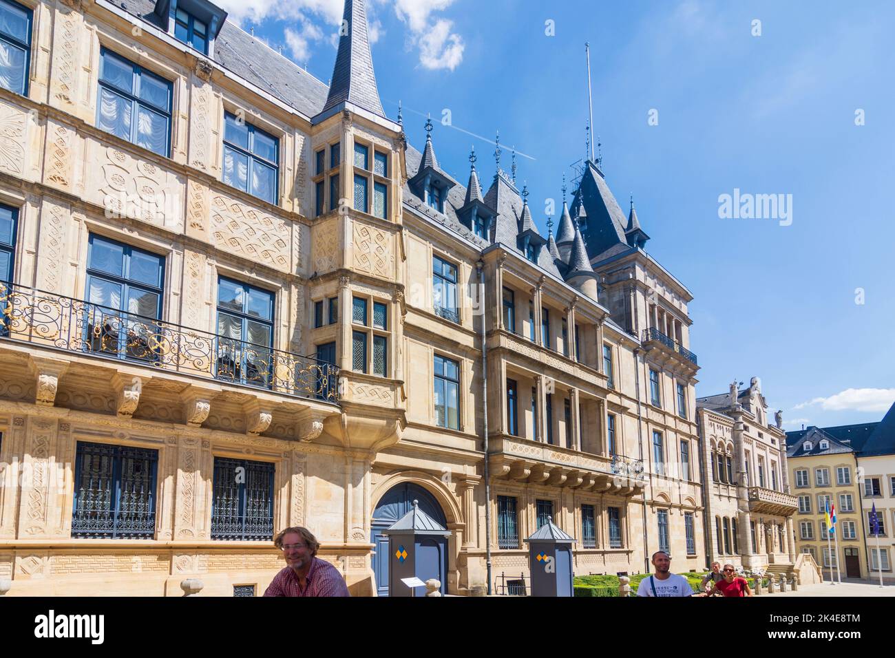 Luxembourg City (Lëtzebuerg; Luxemburg): Grand Ducal Palace in old town ...