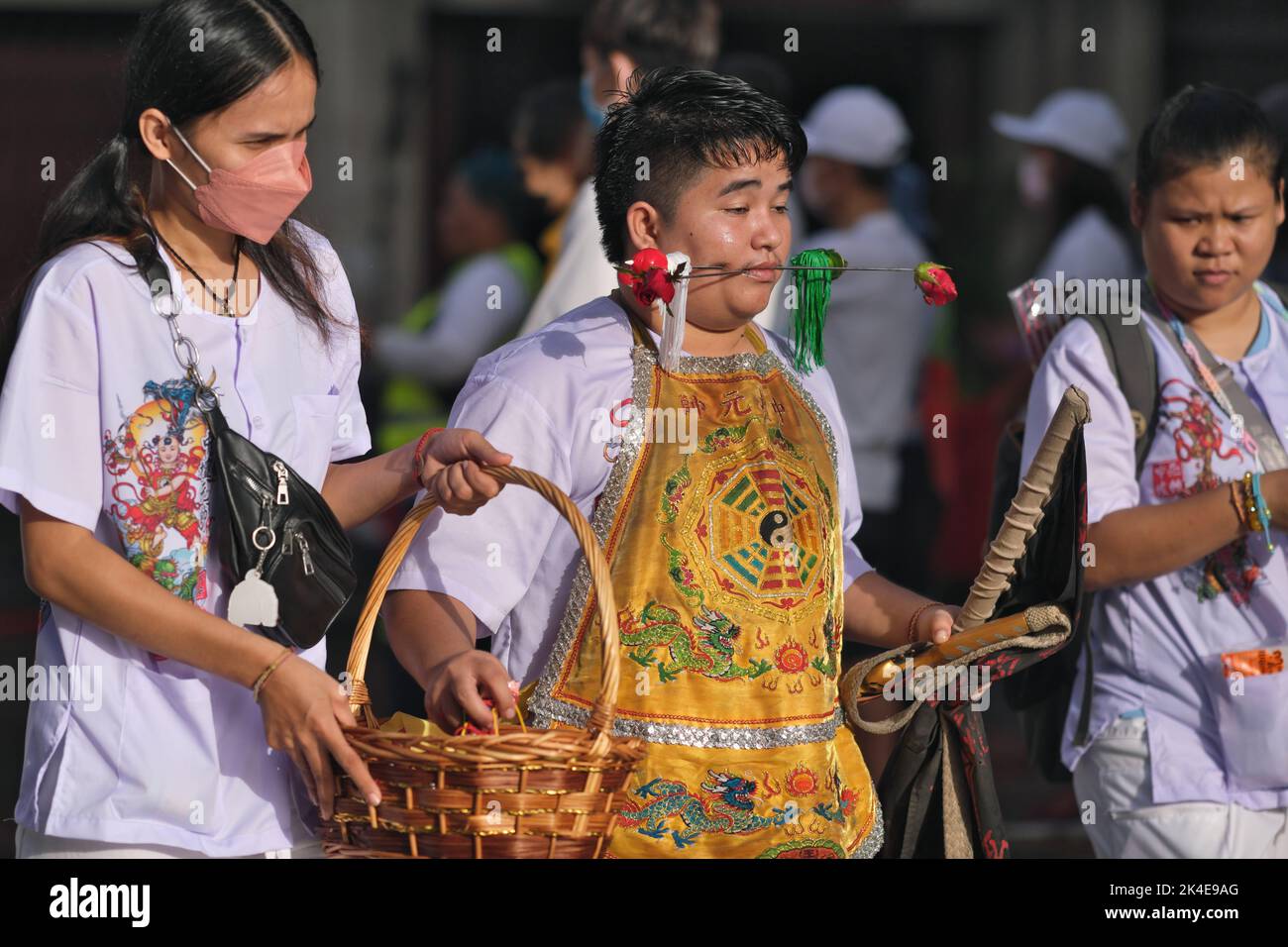 A procession during the Vegetarian Festival (Nine Emperor Gods Festival ...
