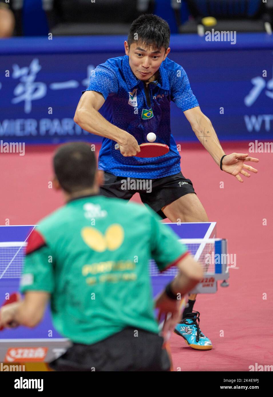 CHENGDU, CHINA - OCTOBER 2, 2022 - Eric Jouti of Brazil competes ...