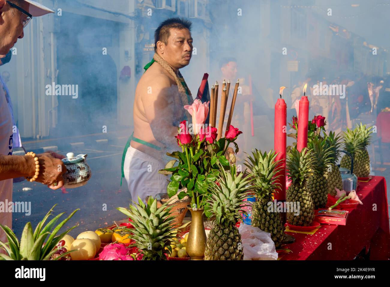 A procession during the Vegetarian Festival (Nine Emperor Gods Festival ...