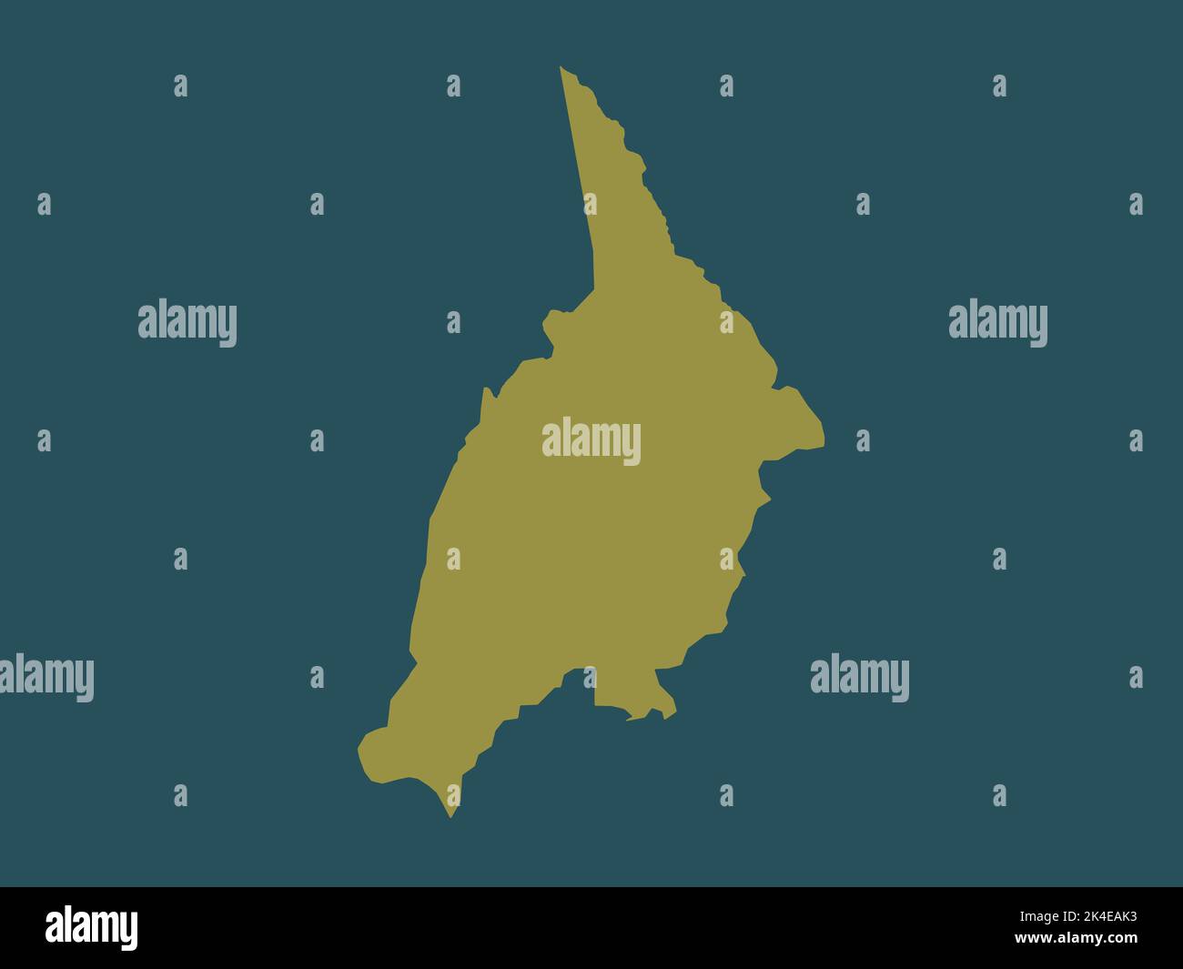 Bono, region of Ghana. Solid color shape Stock Photo - Alamy