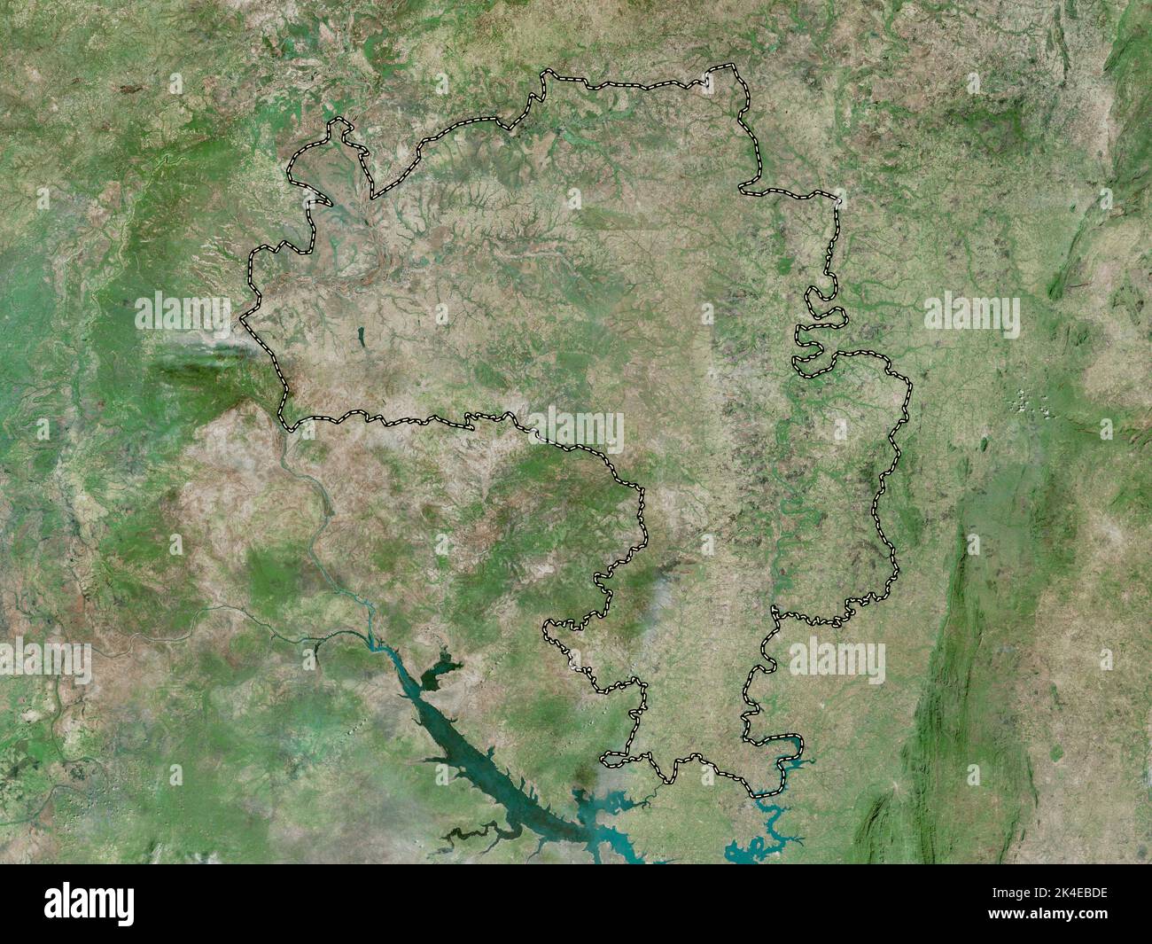 Ghana map zoom border satellite hi-res stock photography and images - Alamy