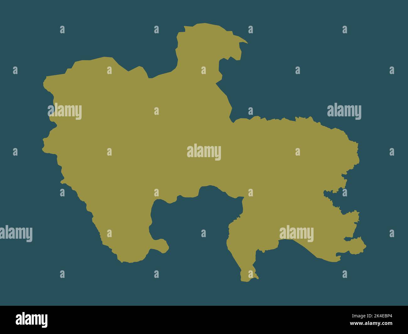 Savannah, region of Ghana. Solid color shape Stock Photo - Alamy