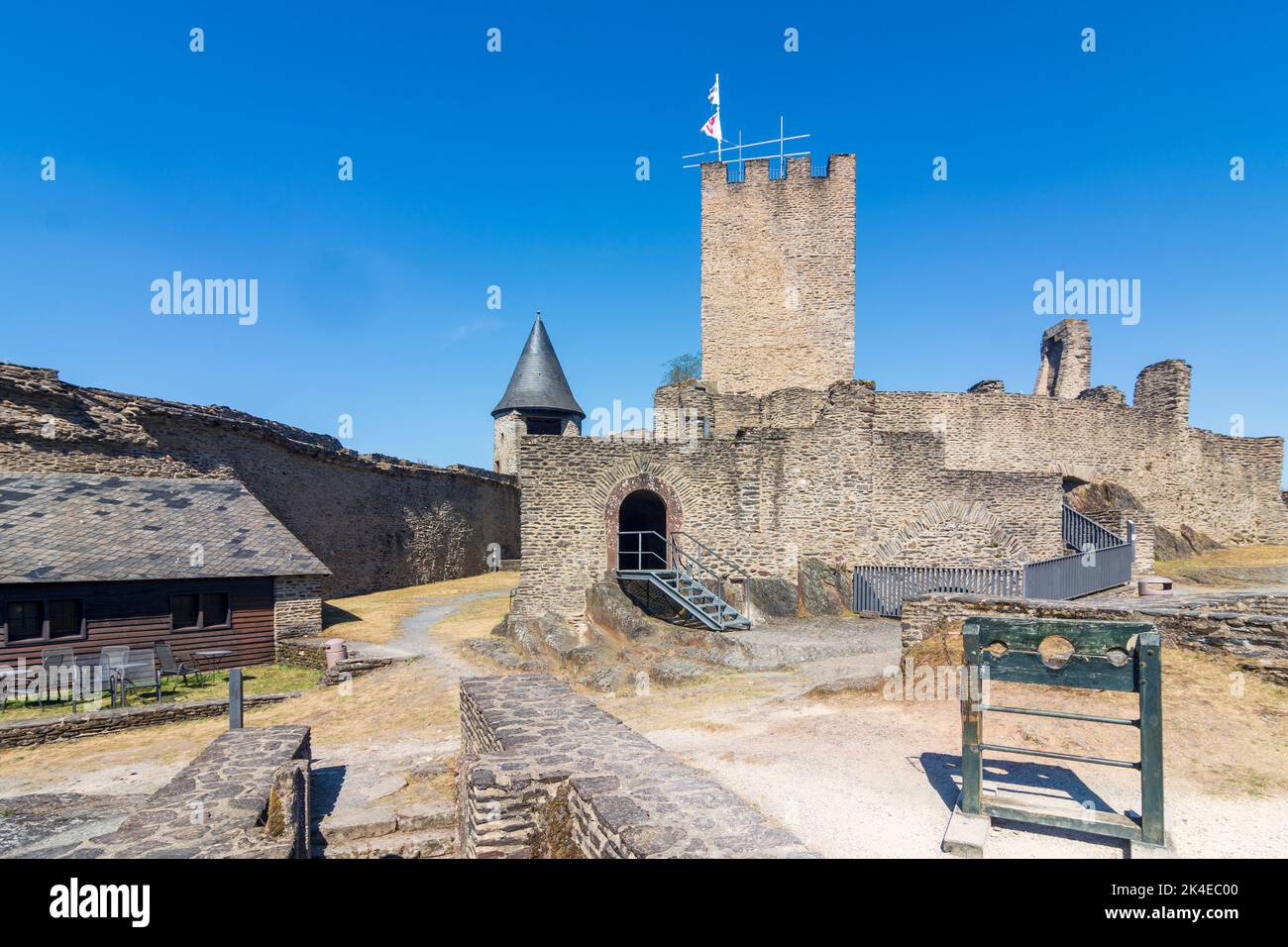 Bourscheid castle hi-res stock photography and images - Alamy