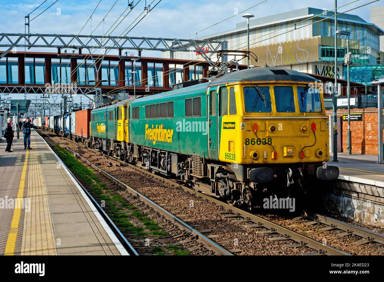 Class 86s on Freight at Stratford, London, England Stock Photo - Alamy