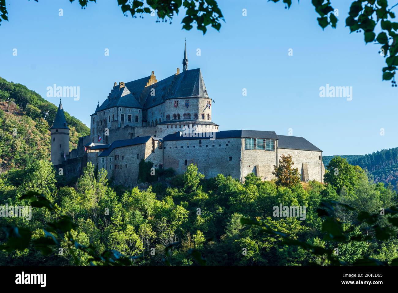 Vianden castle in vianden hi-res stock photography and images - Alamy