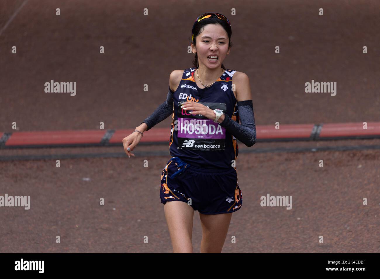 LONDON, ENGLAND - 02 OCTOBER 2022: Ai Hosoda of Japan celebrates as she ...