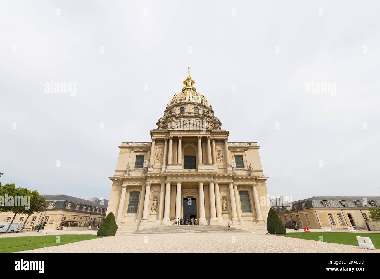 Paris, France - August 30, 2022: architectural detail of the golden ...
