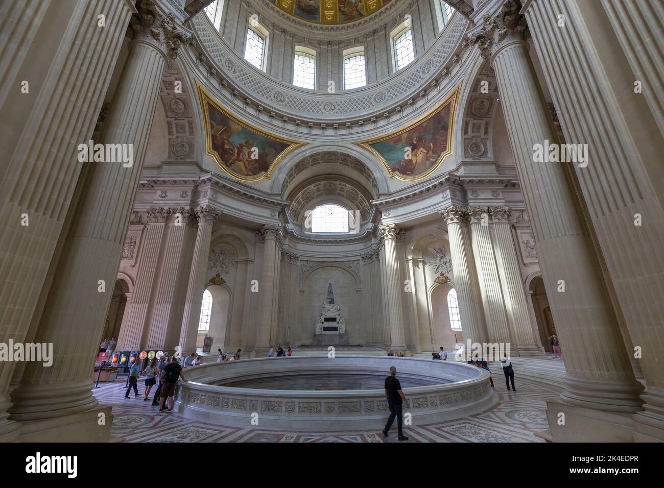Paris, France - August 30, 2022: architectural detail of the golden ...